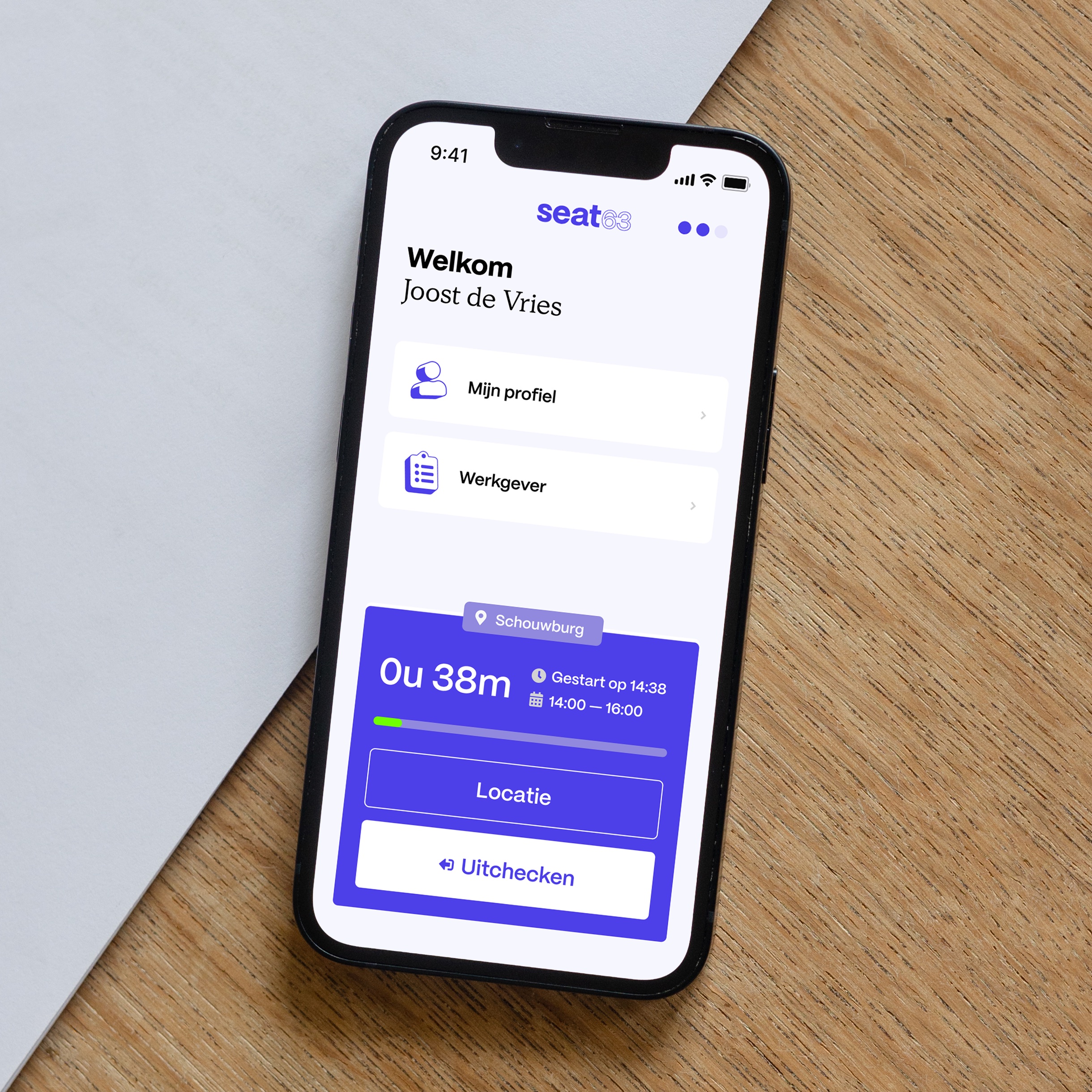 GPS Tijdregistratie - Seat63